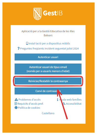 Accés a Gestib Famílies | IES Sant Agustí